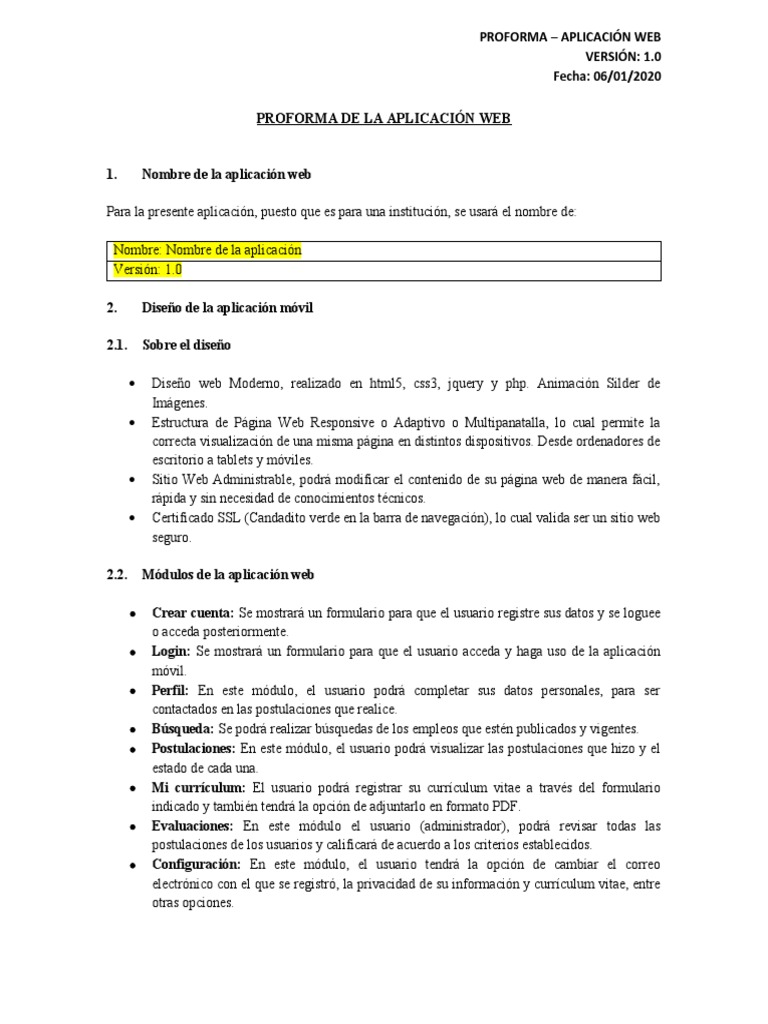 Proforma Web App | PDF | Script Java | Red mundial