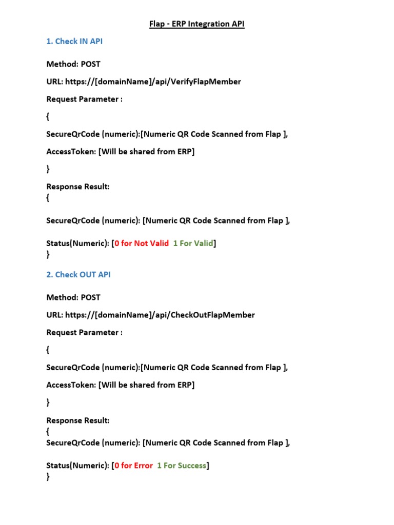 CSQ Flap API PDF | PDF