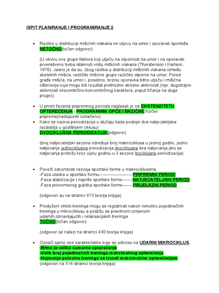 Planiranje I Programiranje 2 | PDF