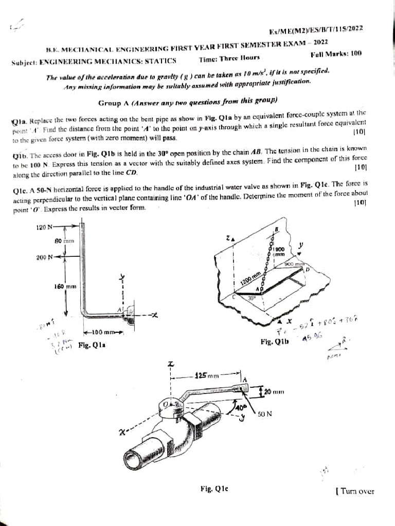 Engineering Mechanics Statics | PDF | Mechanics | Mechanical Engineering