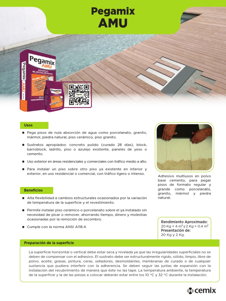 Pegamix Hoja3026047 | Descargar gratis PDF | Adhesivo | Agua