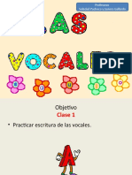 Cuadernillo - Vamos A Aprender Las Vocales 1.1 | PDF