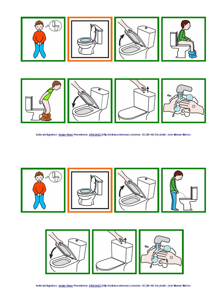 Rutinas para Ir Al Baño y Lavado de Manos | PDF