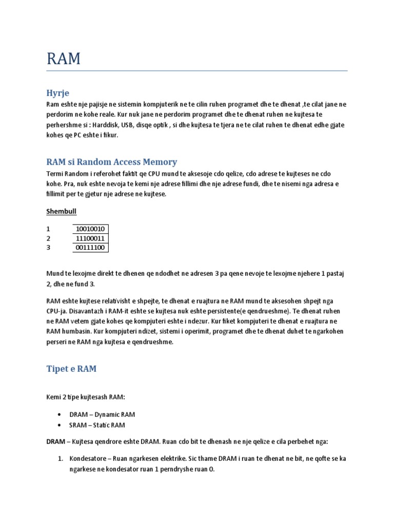 Hyrje: Shembull | PDF