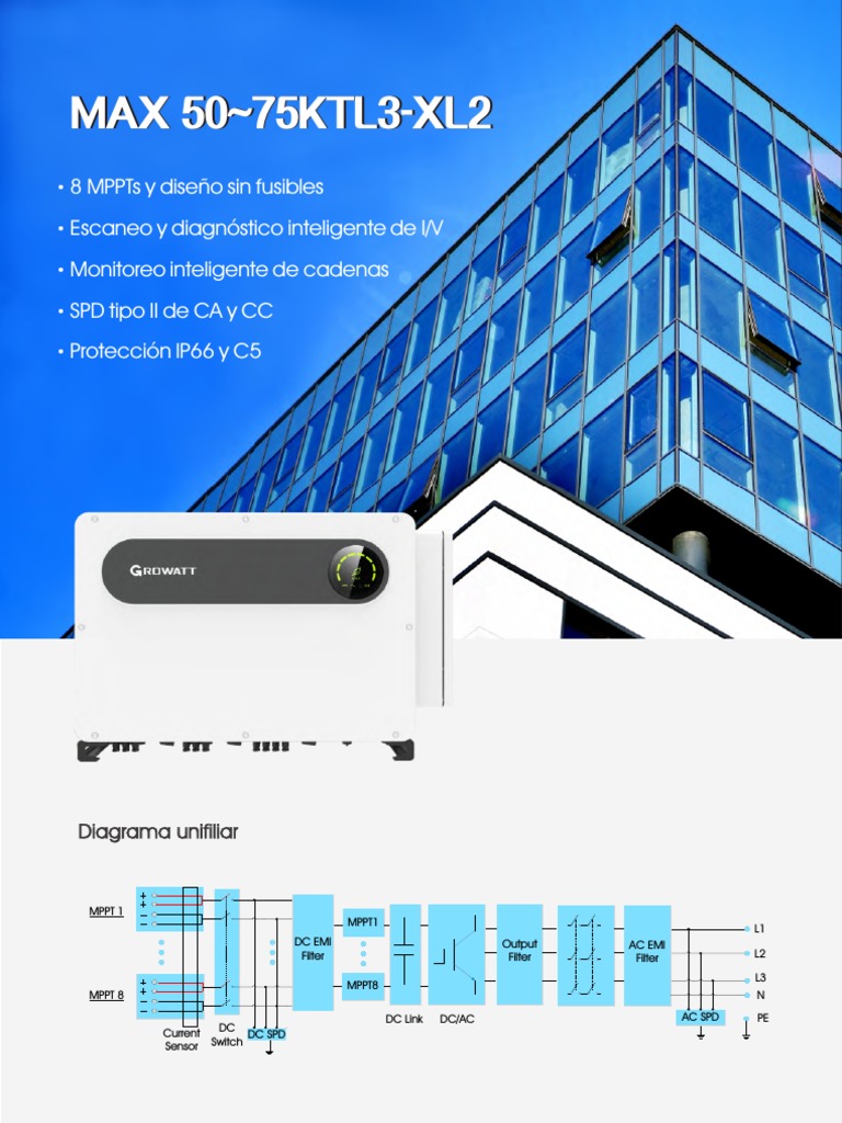 MAX 50 - 75KTL3-XL2 Datasheet | PDF | Ingeniería Informática ...