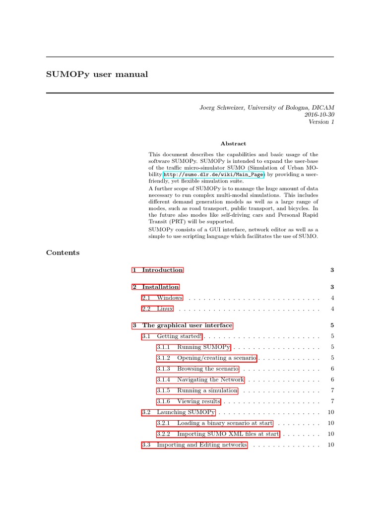 Sumopy Userman v01 Contrib | PDF | Graphical User Interfaces | Scripting Language