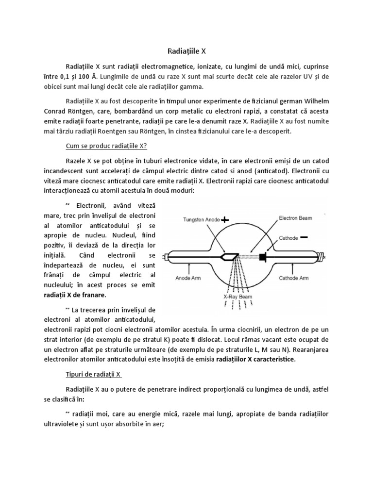 Radiatiile X | PDF
