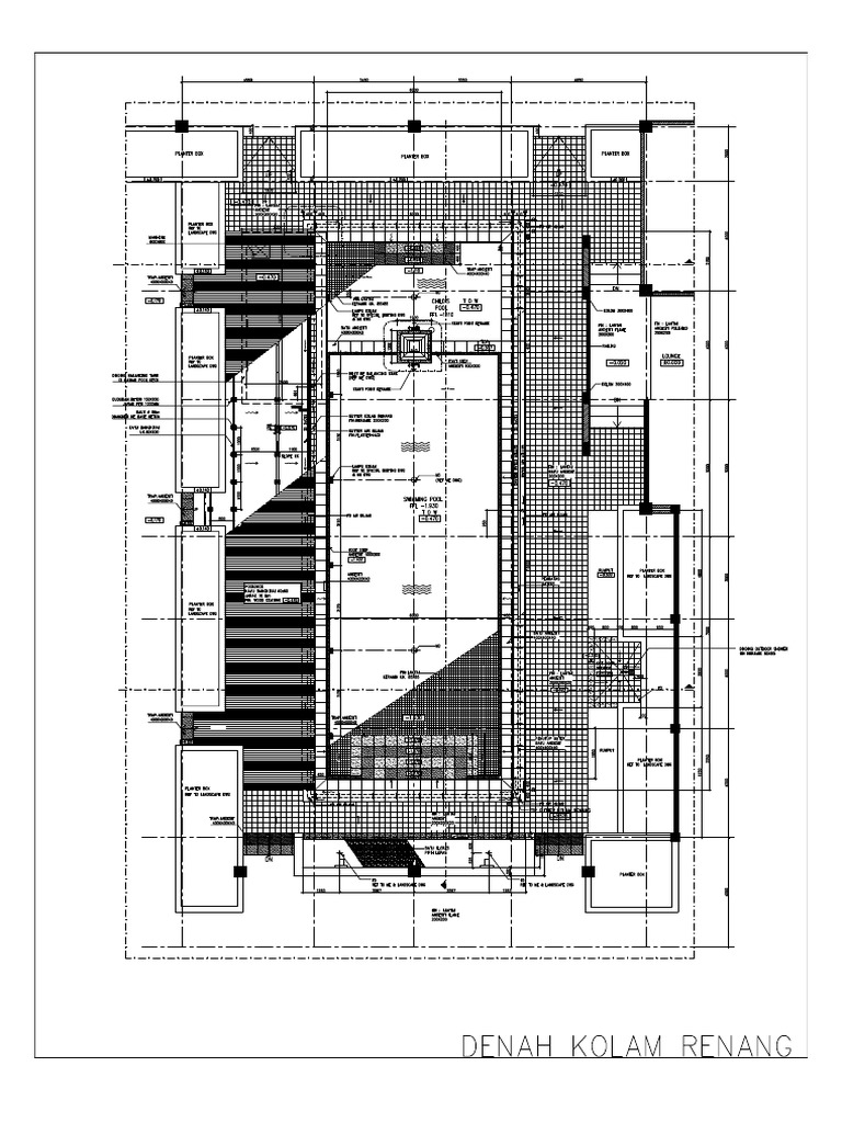 DENAH KOLAM RENANG-Layout1 PDF | PDF