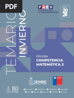 2026 25 01 24 Temario Paes Invierno m1 | PDF | Ecuaciones | Exponenciación