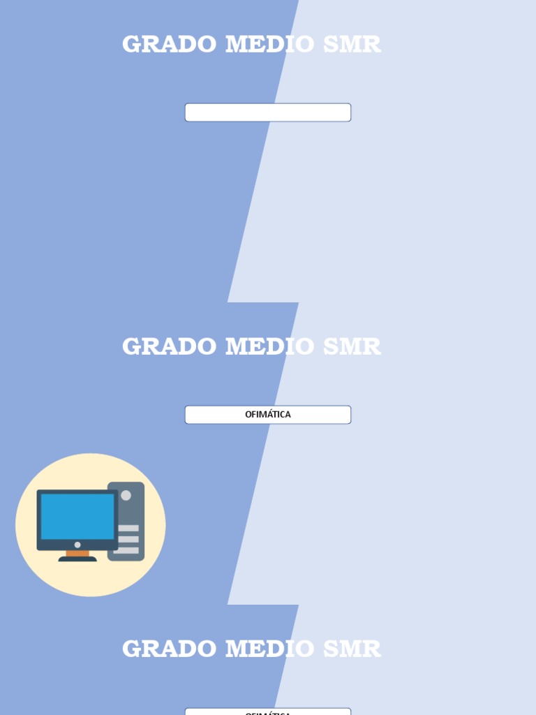 Grado Medio SMR | PDF