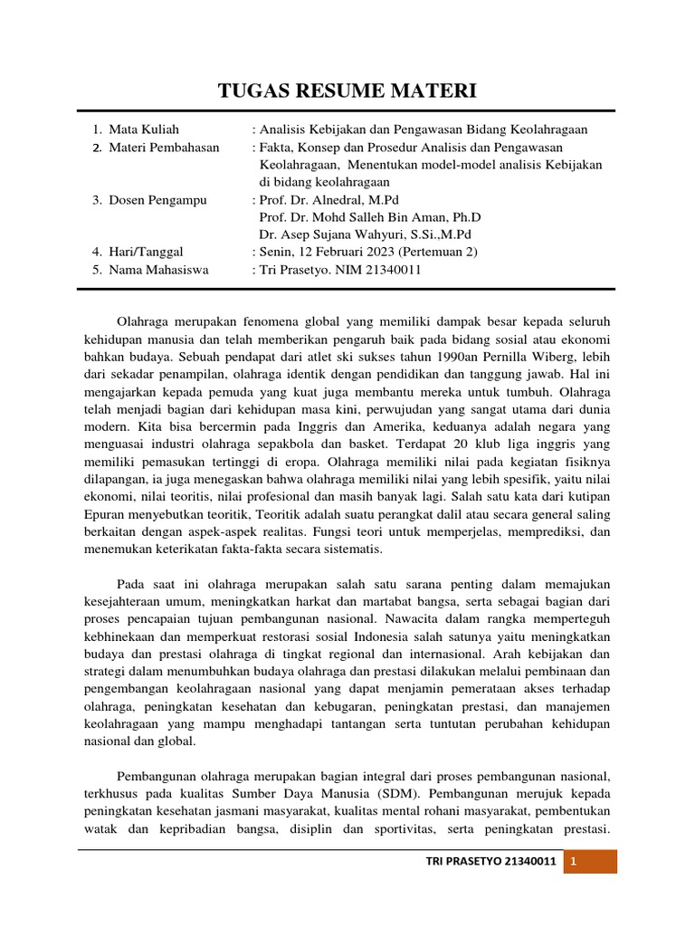 Resume Materi Pertemuan 2 Akdpbo | PDF