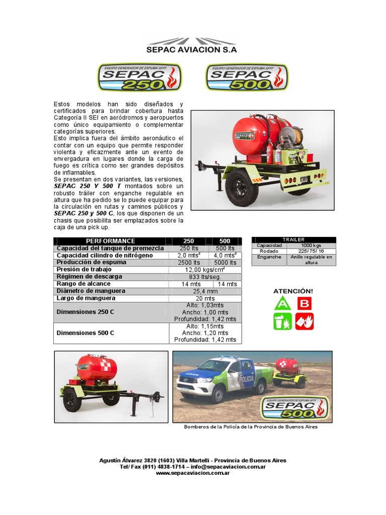 Sepac 250 500 | PDF
