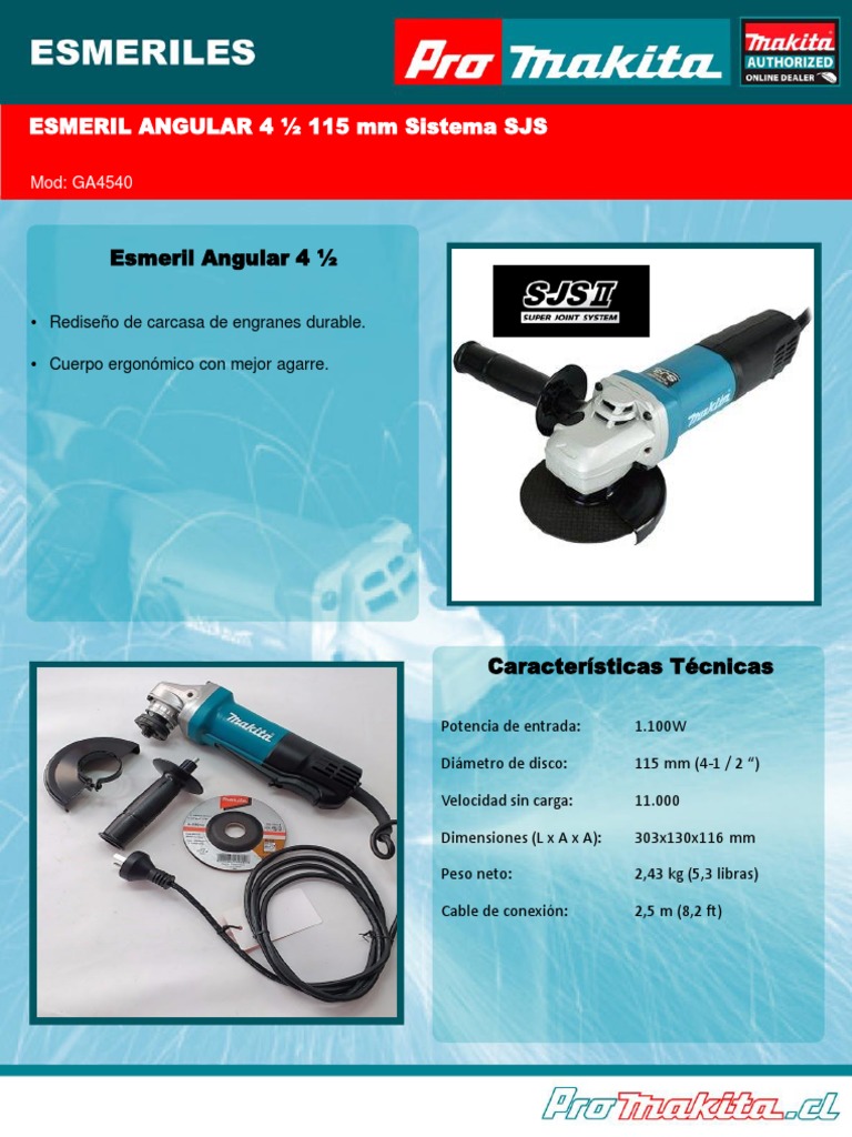 Ficha Tecnica Esmeril | PDF