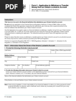 Financial Hardship Unlocking - FORM FHU 4 Application For Low Expected ...