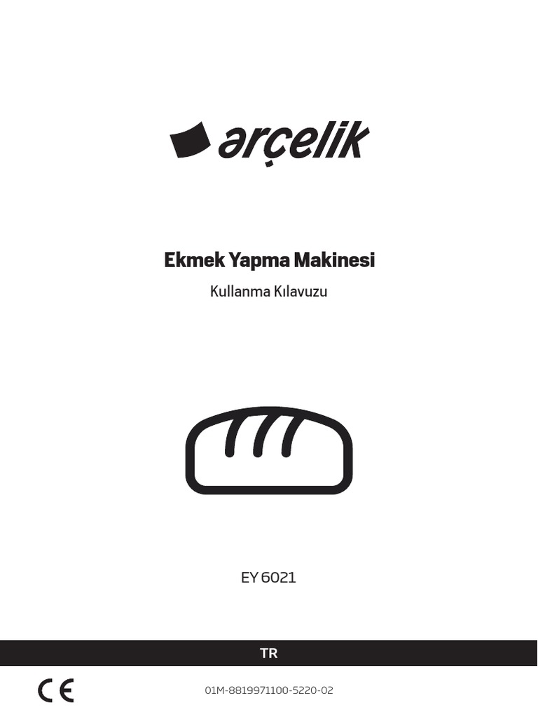 Ekmek Yapma Makinesi Kullanma Kılavuzu | PDF