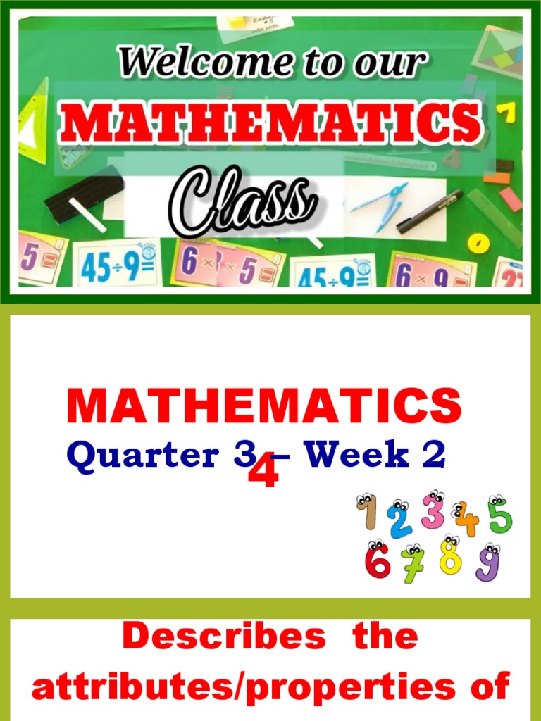 Math4-Q3-W2 Presentation | PDF | Shape | Triangle