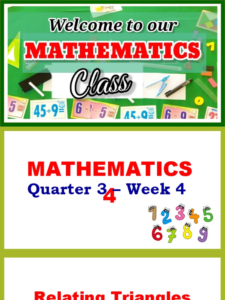 Math4-Q3-W4 Presentation | PDF | Rectangle | Triangle