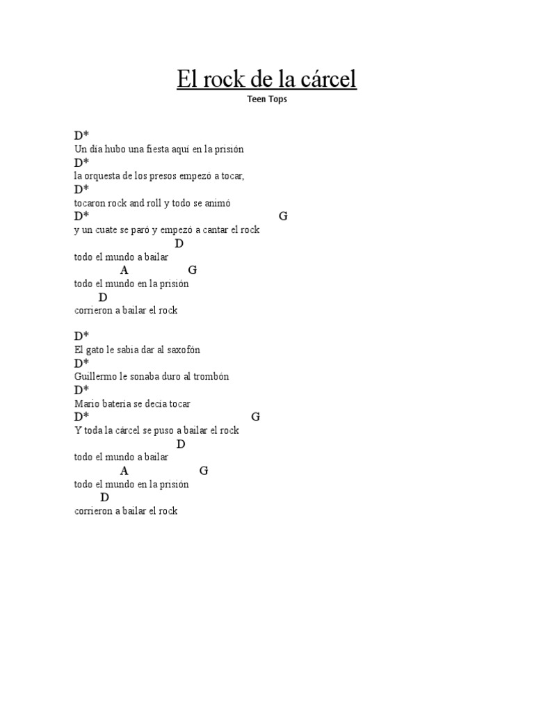 El Rock de La Cárcel | PDF