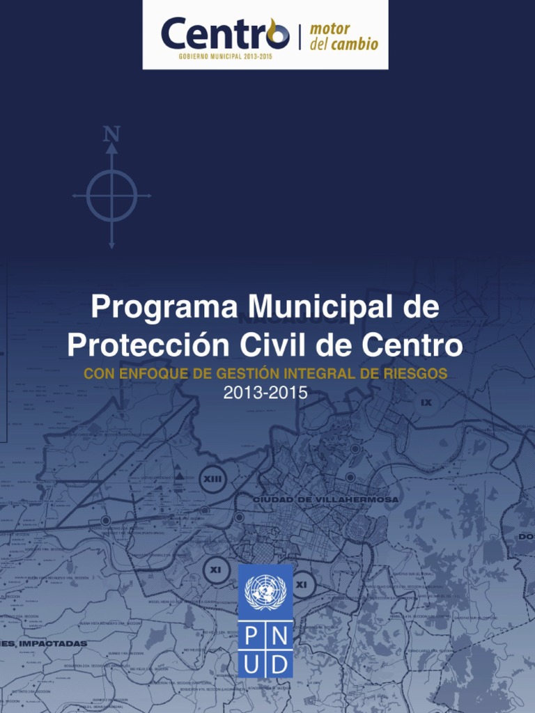 Programa Municipal de Proteccion Civil 2014-2015 | PDF | Defensa Civil | Riesgo