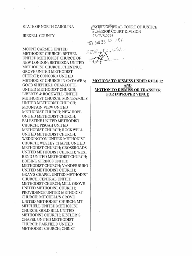 UMC's Motion To Dismiss | PDF