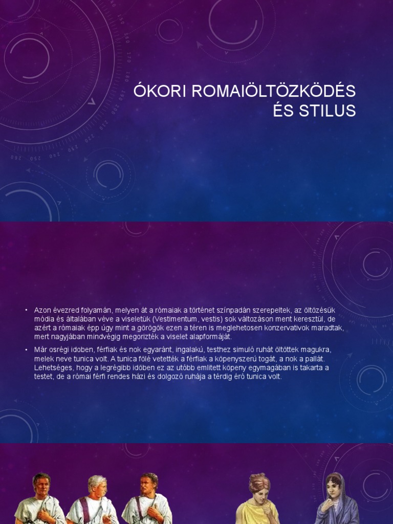 Ókori Romaiöltözködés És Stilus | PDF