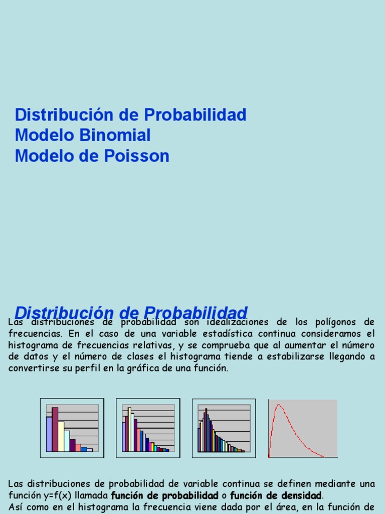 Modelo Binomial | PDF | Distribución de probabilidad | Variable aleatoria