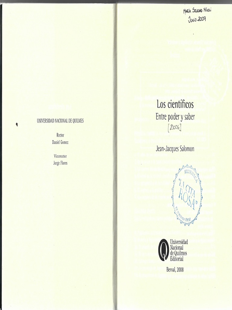 1-SALOMON-Cap. 4 El Ideal de La Ciudad Cientifica PDF | PDF
