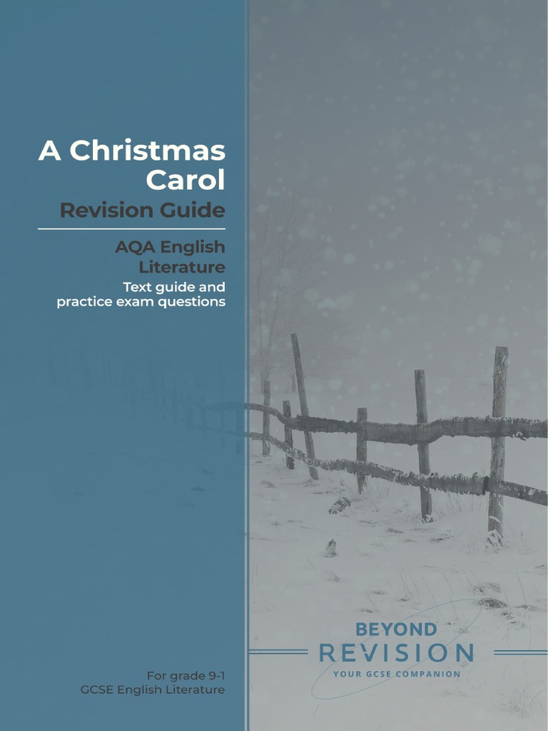 A Christmas Carol Revision Guide | PDF | Ebenezer Scrooge | Tiny Tim (A ...