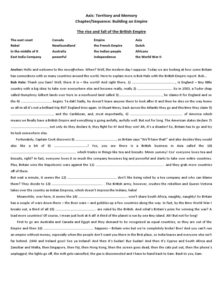 The Rise and Fall of The British Empire | PDF | British Empire