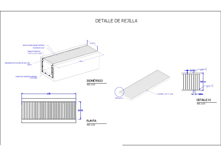 Plano de Rejillas | PDF