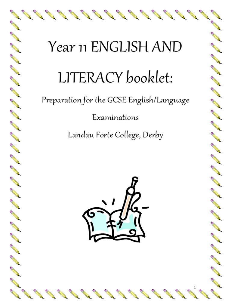 Year 11 English Language Paper 2 and Spag Revision PDF | PDF | Ellipsis ...