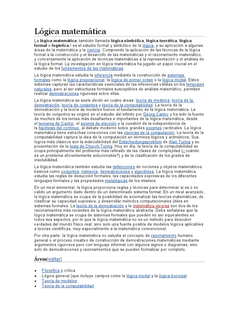 Lógica Matemática | PDF | Lógica matemática | Falacia