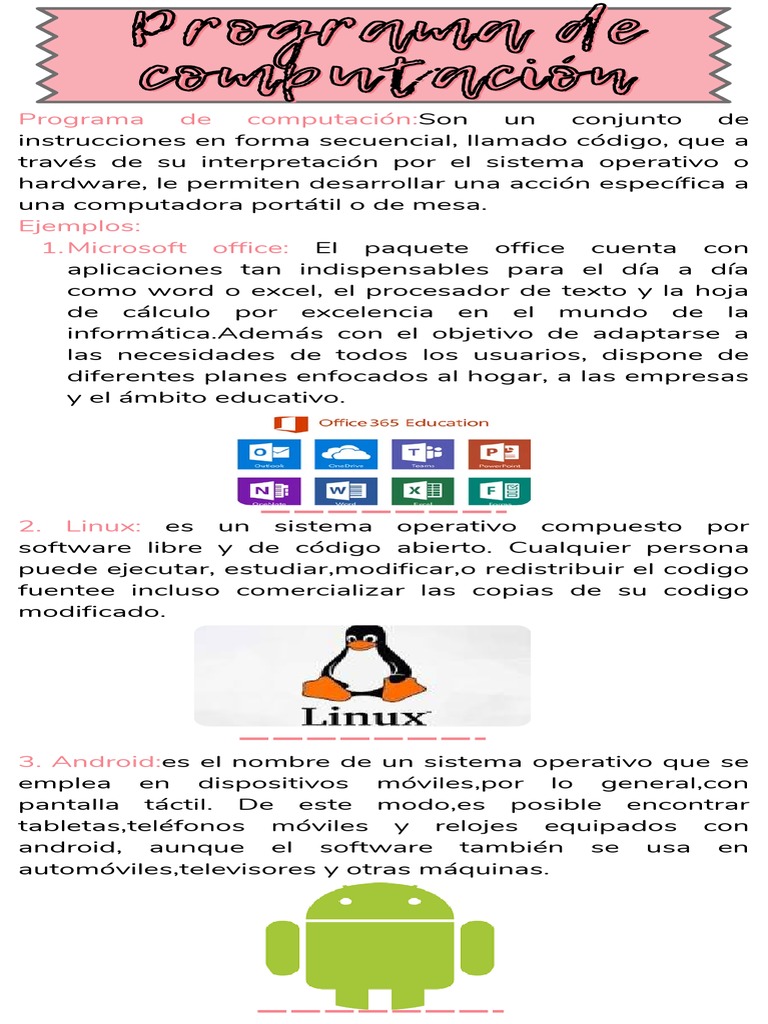 Programa de Computación PDF | PDF | Entorno de desarrollo integrado | Software de la aplicacion