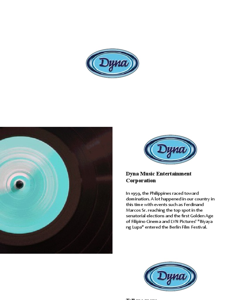 Dyna Music: Pioneer of Filipino Records | PDF | Factors Of Production