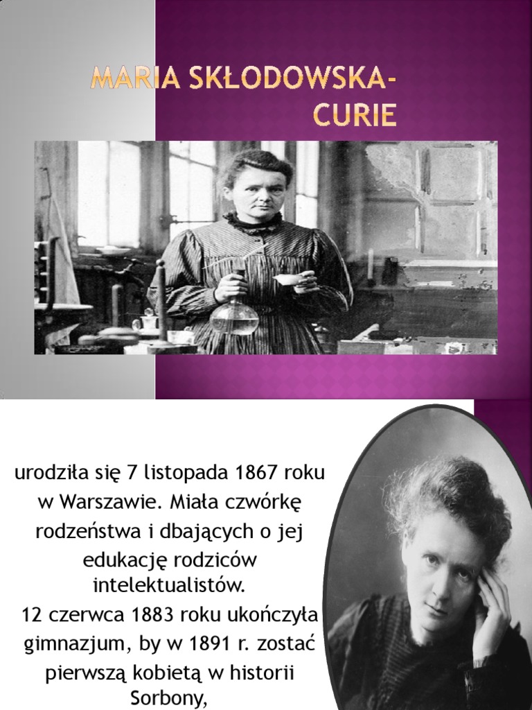 Maria Skłodowska-Curie PDF | PDF