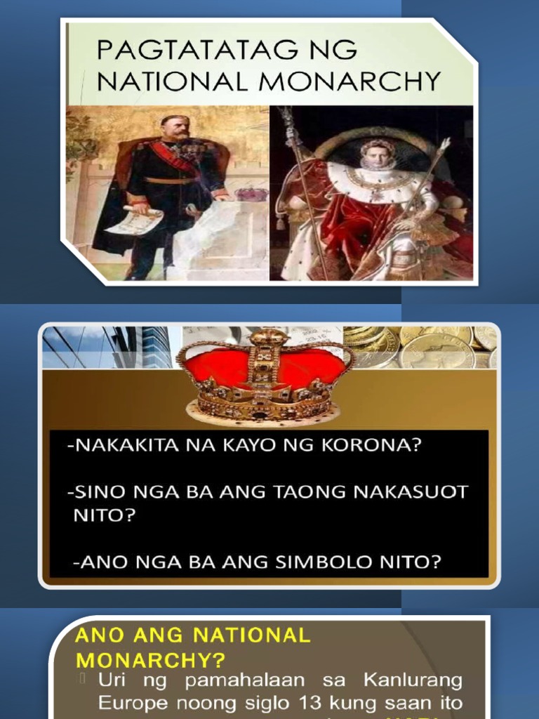 Pagtatatag NG National Monarchy | PDF