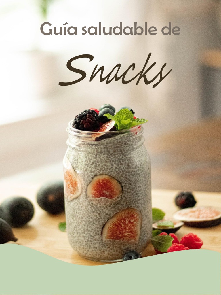 Snacks Saludables | PDF | Alimentos | Nutrición