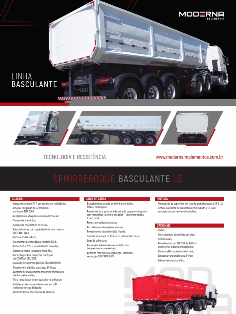 Basculante 3 Eixos | PDF | Eixo | Veículos