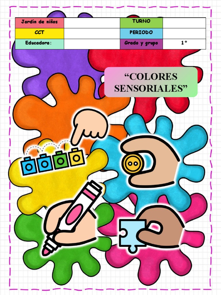 MTP Plan Colores Sensoriales | PDF | Color | Aprendizaje