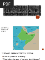 History of Ethiopia & The Horn Unit 2 | PDF | Homo | Human Evolution