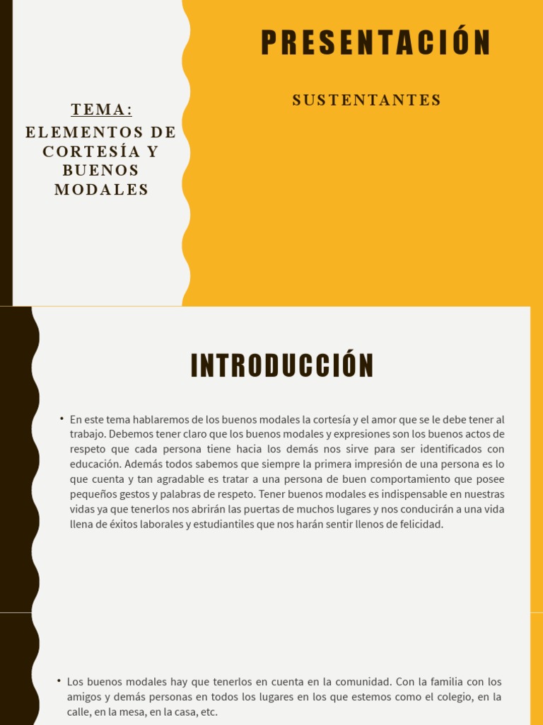 Normas de Cortesía y Buenos Modales | PDF | Etiqueta | Psicología Social