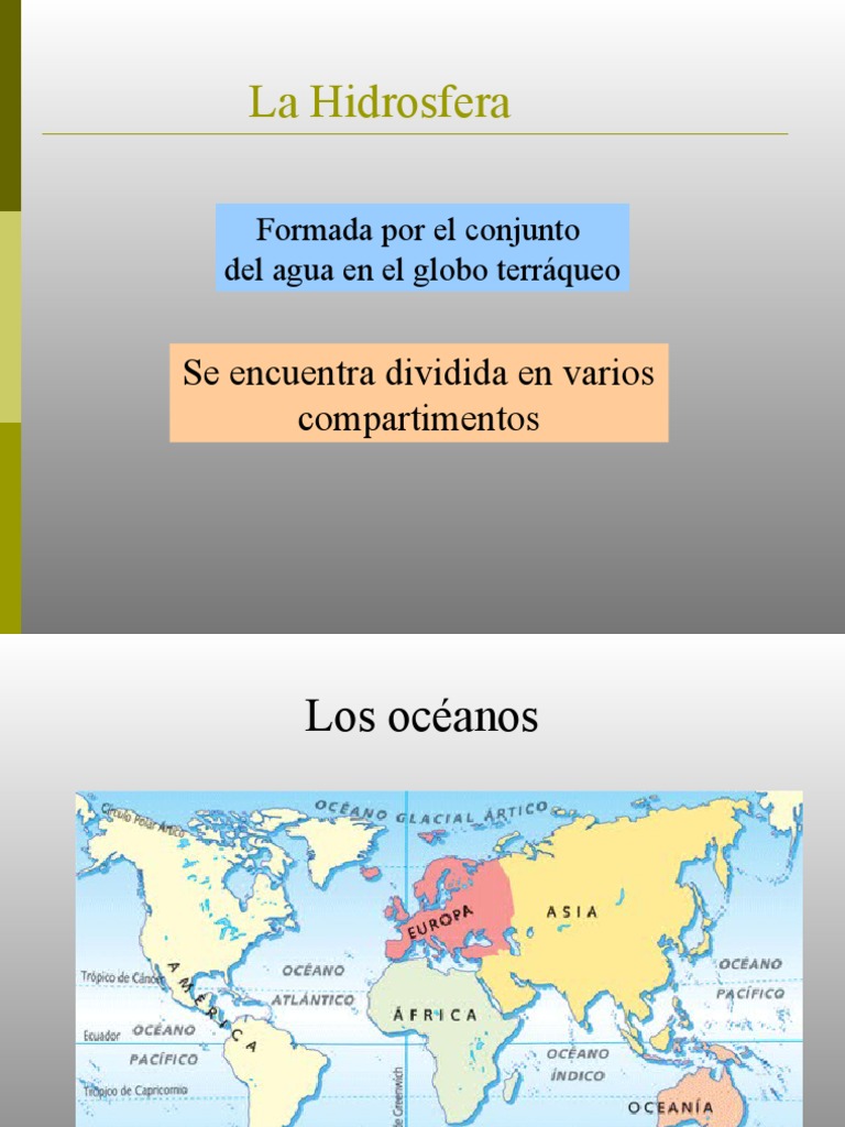 Unidad 3, La Hidrosfera | PDF | El niño | Herida