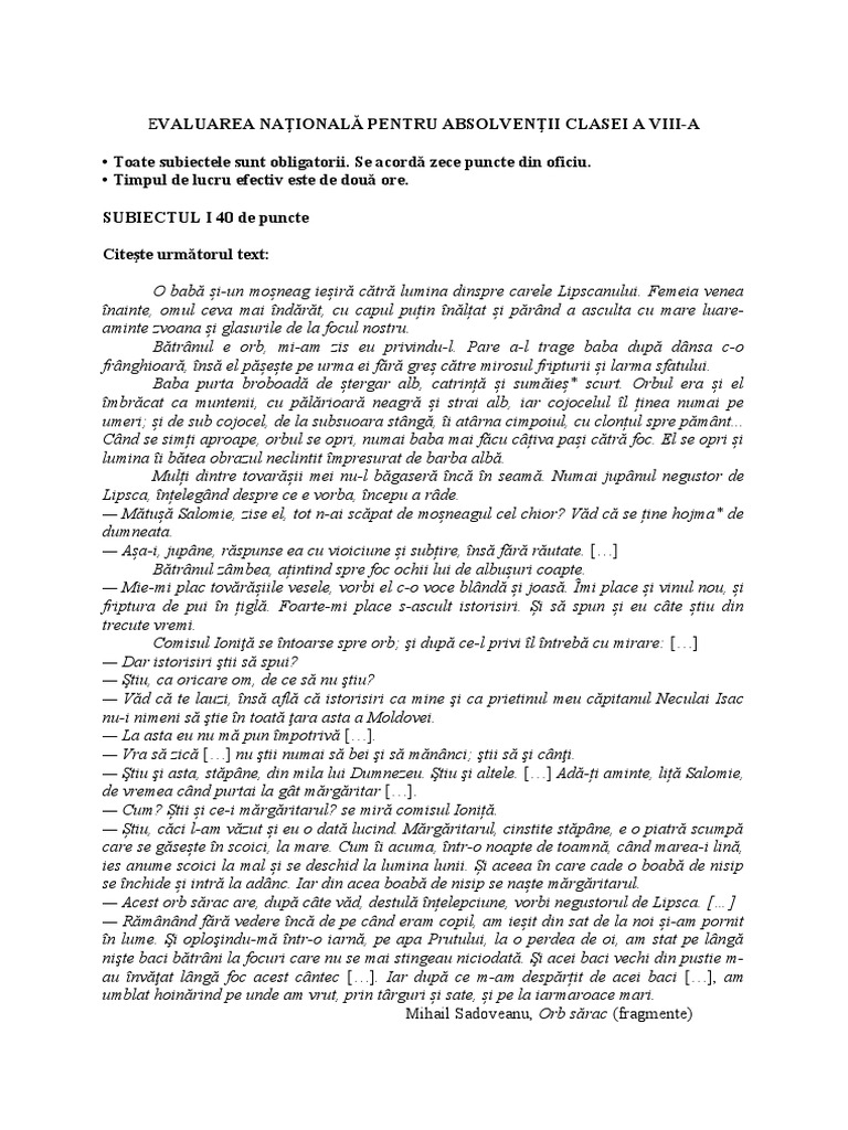 Varianta Romana | PDF