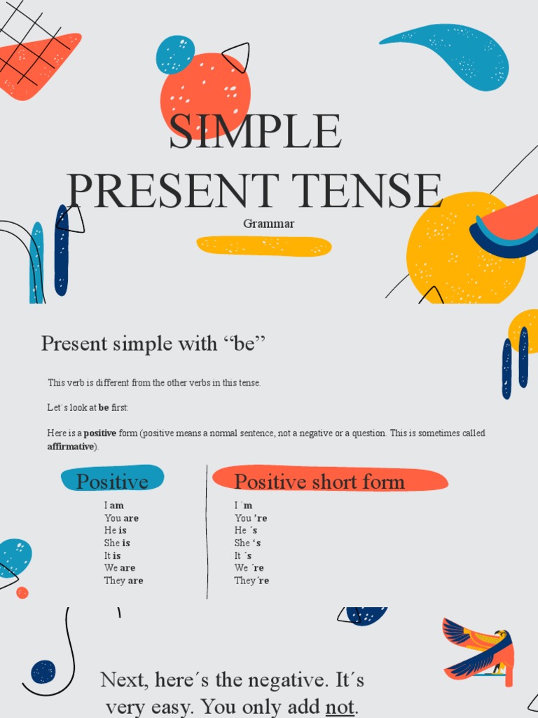 Grammar Simple Present Tense | PDF | Question | Verb