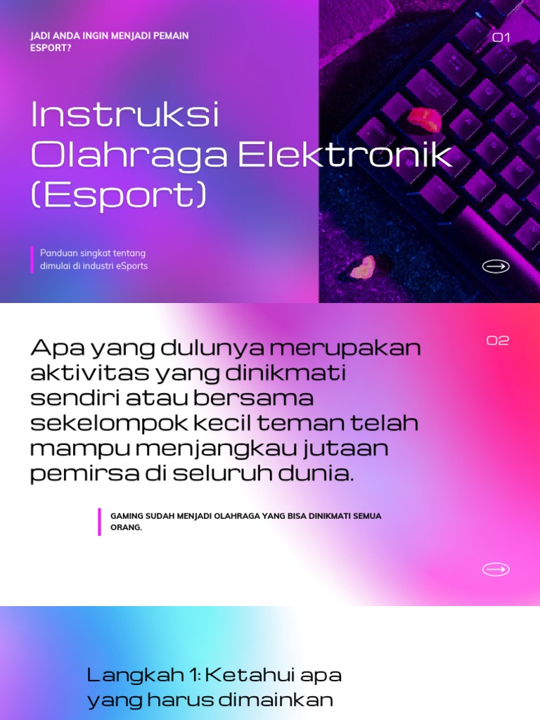 Instruksi Olahraga Elektronik (Esport) | PDF