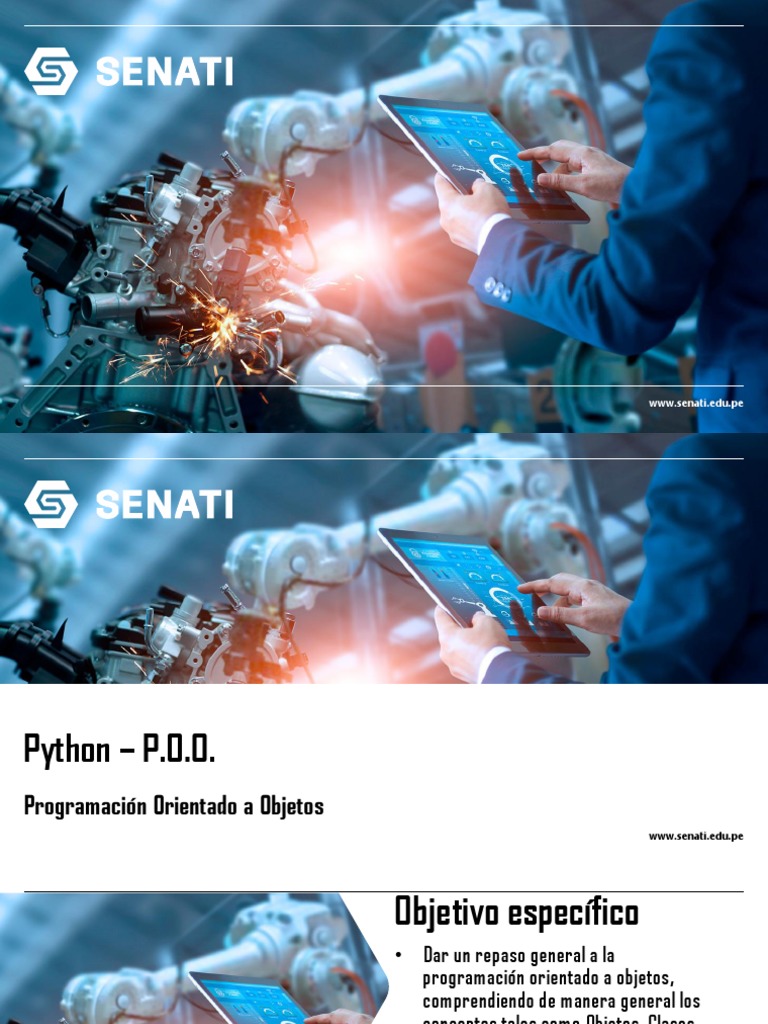 Python Poo Pdf Objeto Informática Programación Orientada A Objetos