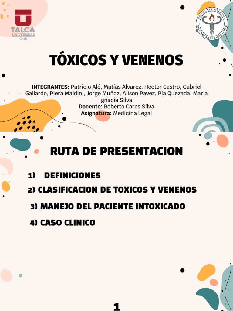 Tipos de envenenamiento en humanos | PDF | Toxicidad | Veneno