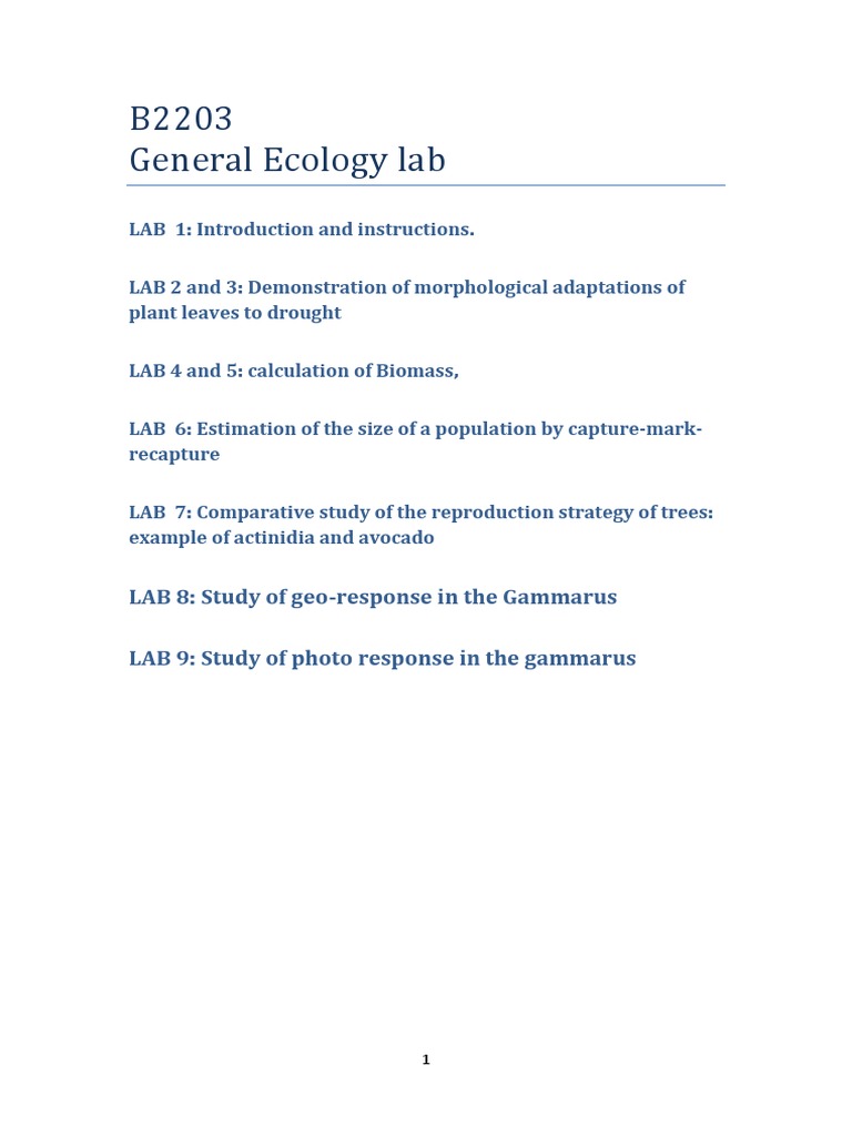 Zoology Lab | PDF | Leaf | Laboratories