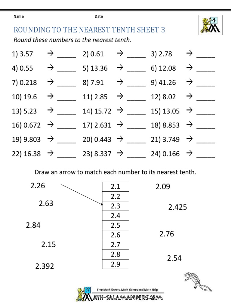 rounding-nearest-tenth-3 | PDF