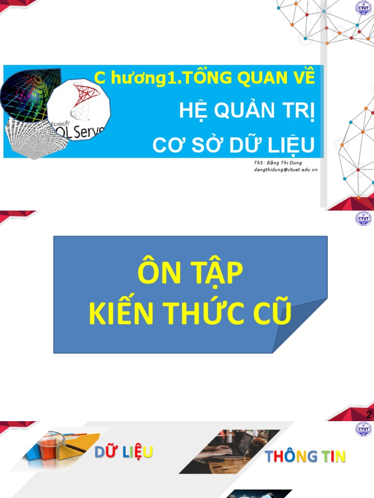 C1. Tong Quan HQT CSDL PDF | PDF
